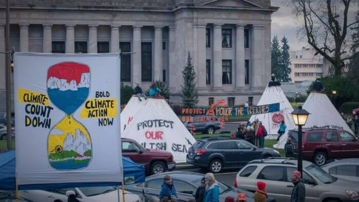 Indigenous Women Occupy Washington State Capitol Over Climate Change ...