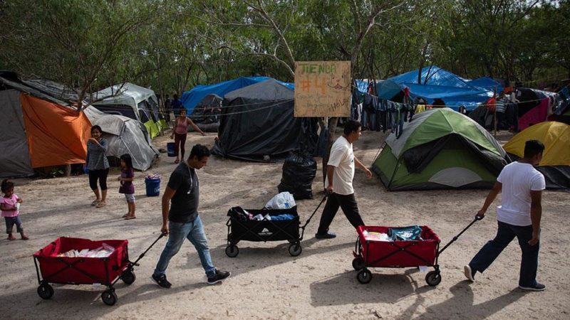 A Refugee Camp Grows on the US-Mexico Border - Giving Compass